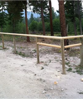 Top Rail Wood Fencing – North West Fencing